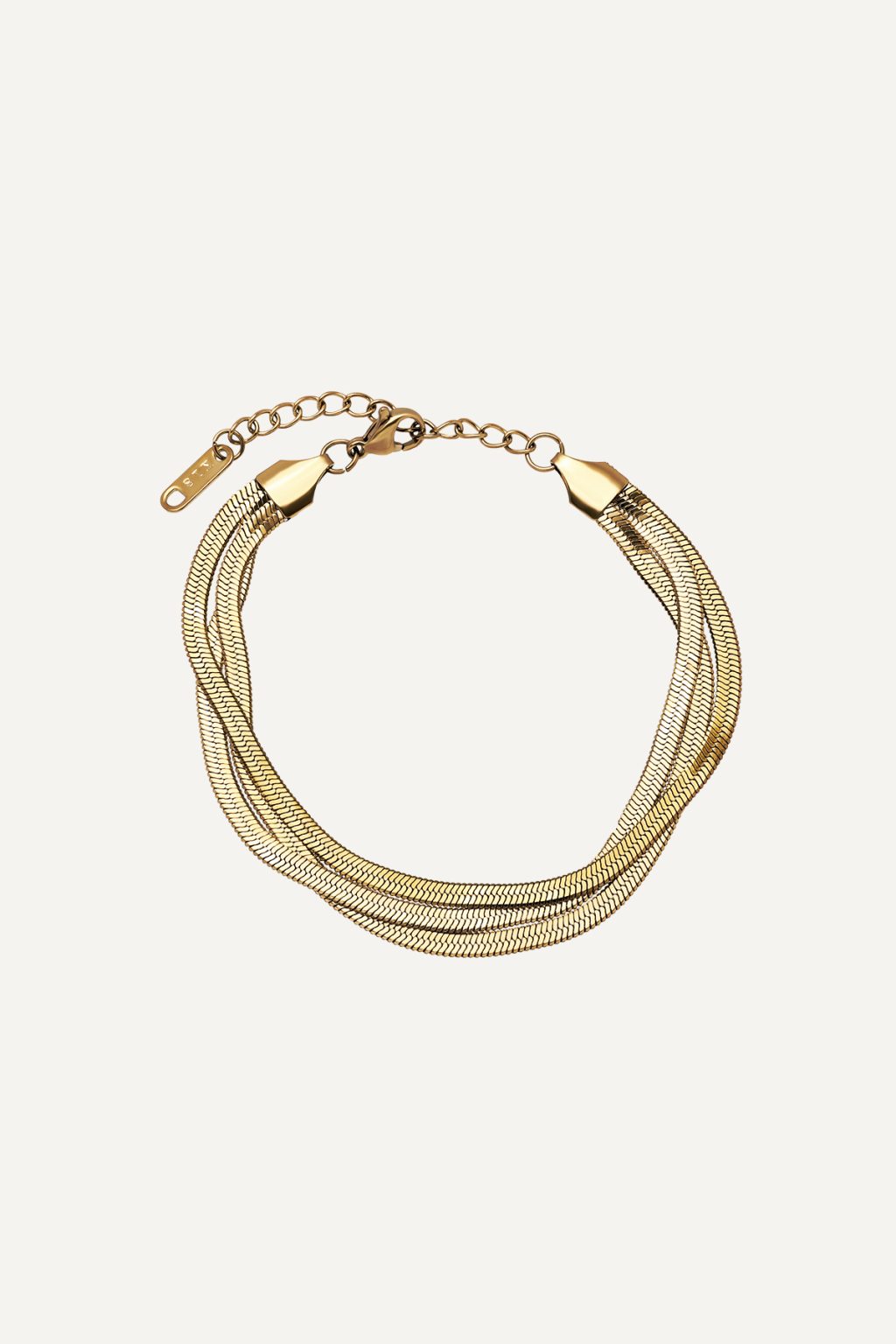 Bratara din Stainless Steel Marizzo Triple Snake - Marizzo
